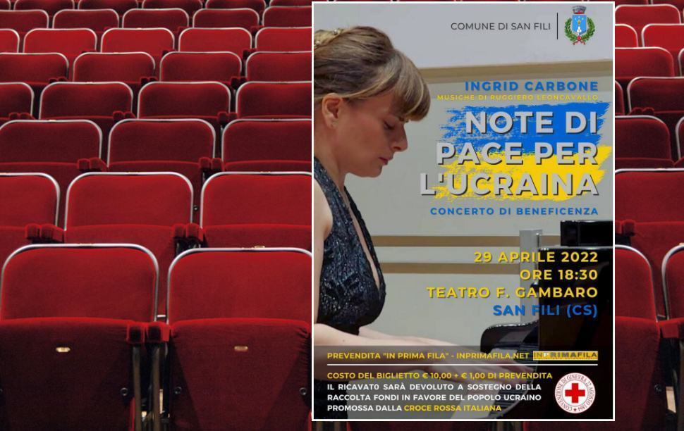 San Fili, "Note di pace per l'Ucraina". Concerto di beneficenza della ...