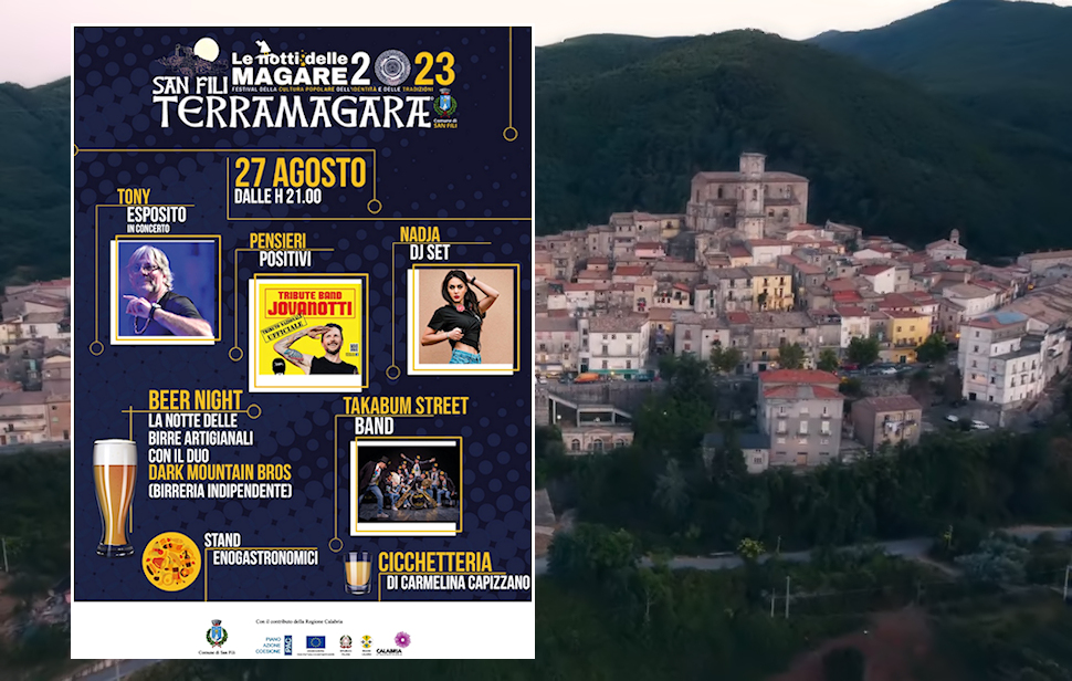 San Fili e le 'Notti delle Magare 2023', domani la Notte bianca e il ...