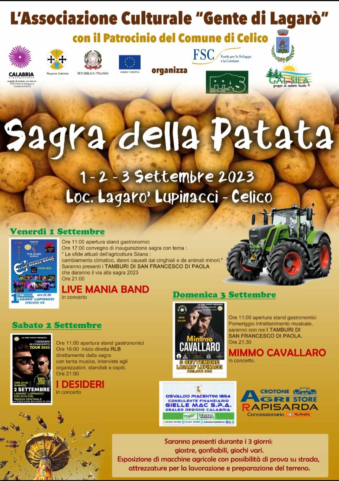A Lagaro’ torna la tradizionale Sagra della Patata, una festa tra gusto ...